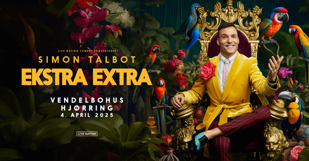 Vendelbohus Præsenterer: Simon Talbot - EKSTRA EXTRA Comedy Tour ...